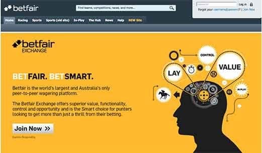 Betfair.com.au - bookmaker review for the betting exchange