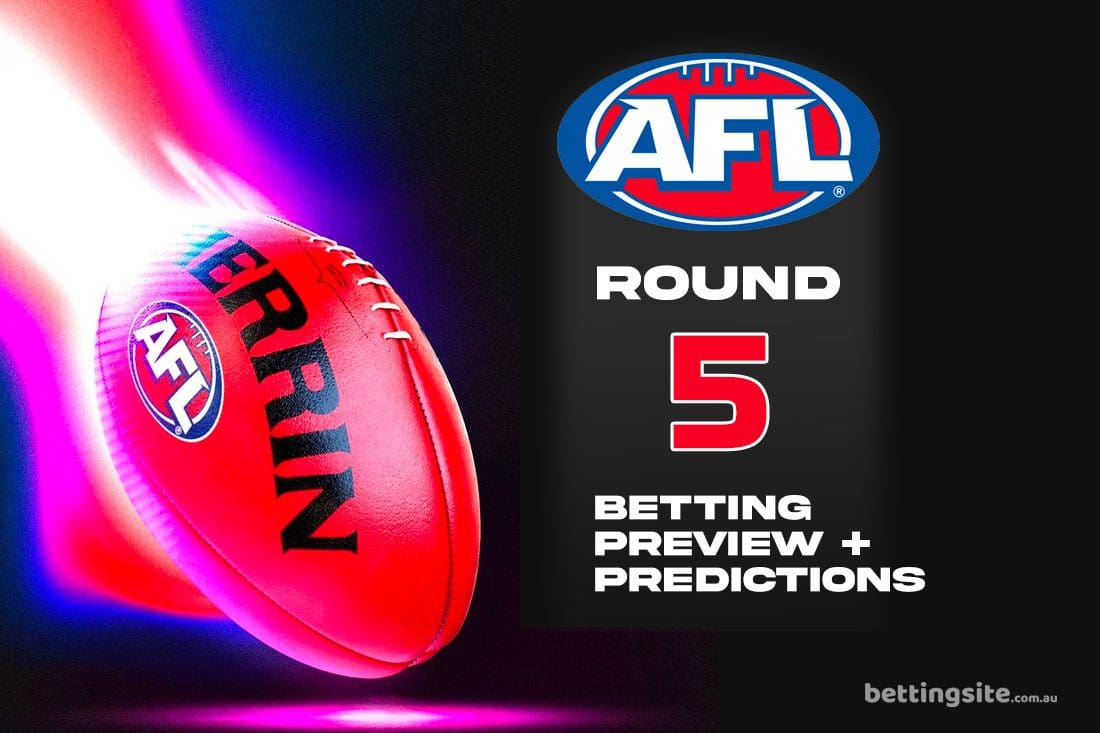 AFL Round 5 Betting Preview, Free Tips & Odds | April 11-14, 2024
