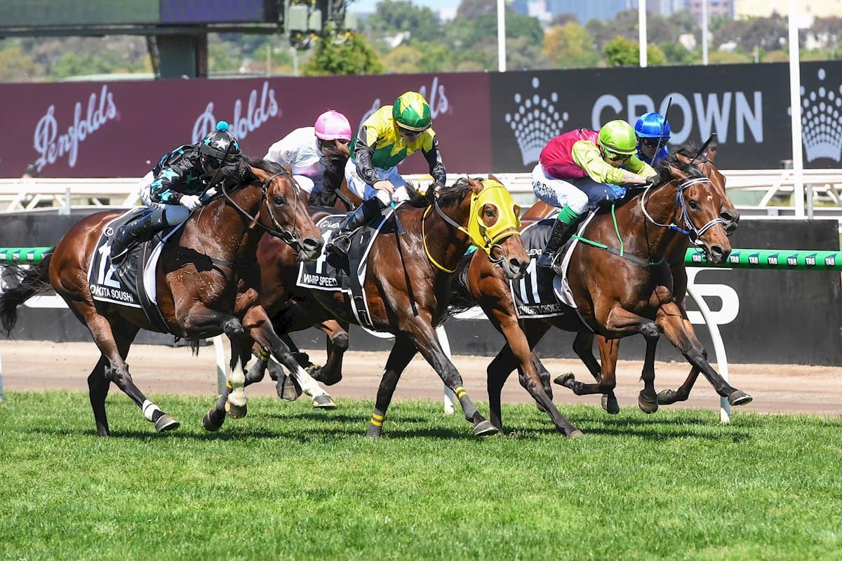 Knight's Choice Edges Out Warp Speed To Win Melbourne Cup 2024